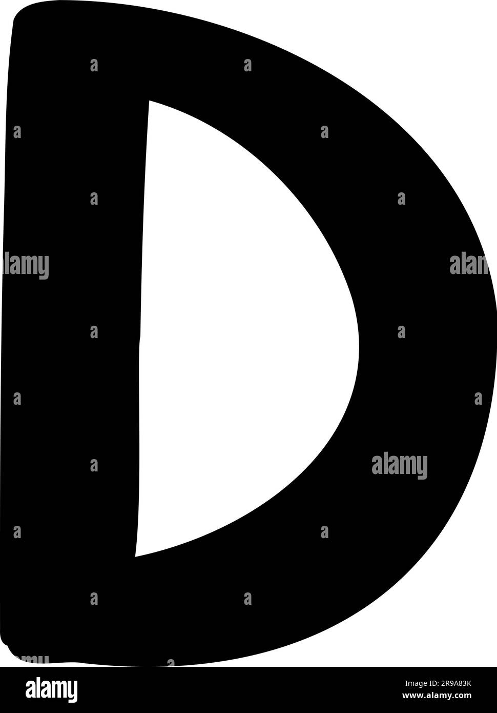 Bold D letter latin english Stock Vector Image & Art - Alamy