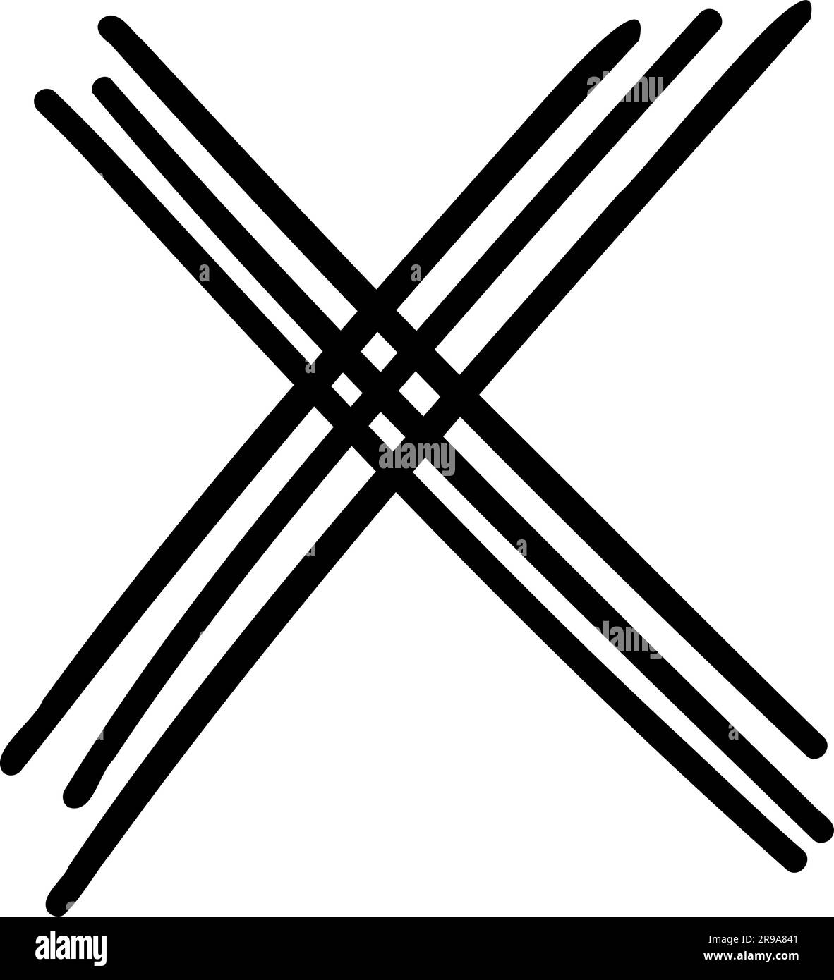 Hand drawn X letter latin english Stock Vector Image & Art - Alamy