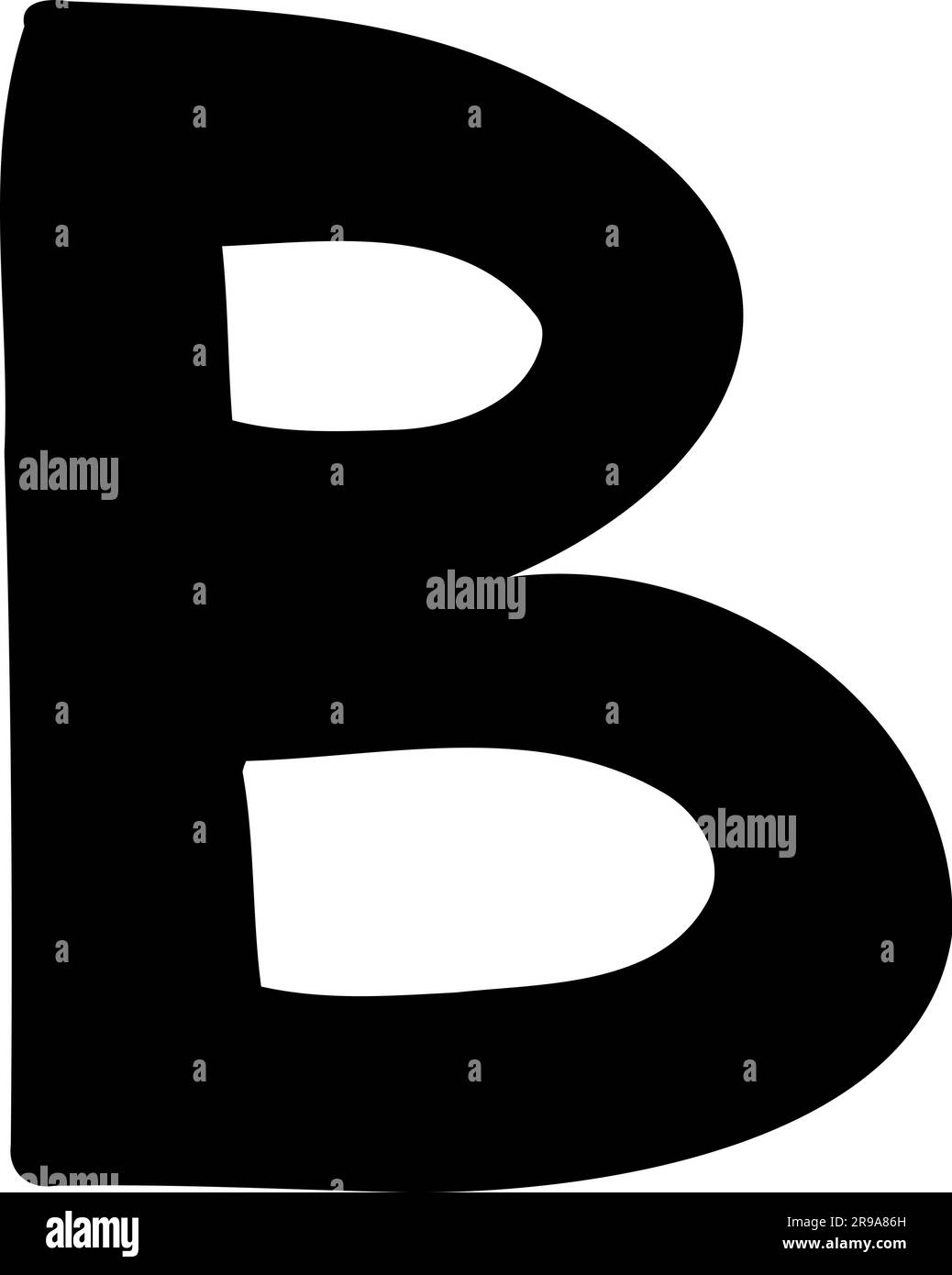 Bold B letter latin english Stock Vector Image & Art - Alamy