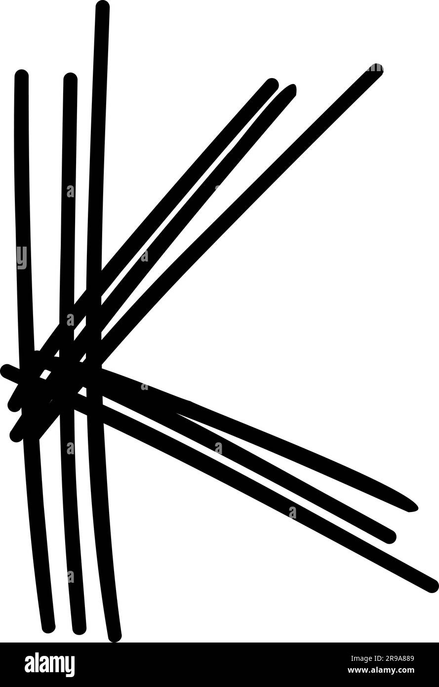 Hand drawn K letter latin english Stock Vector Image & Art - Alamy