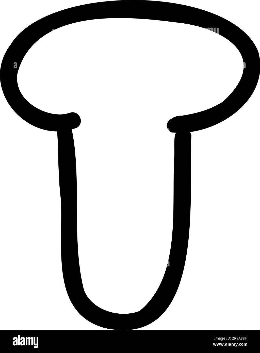 Outline T letter of latin english font Stock Vector Image & Art - Alamy