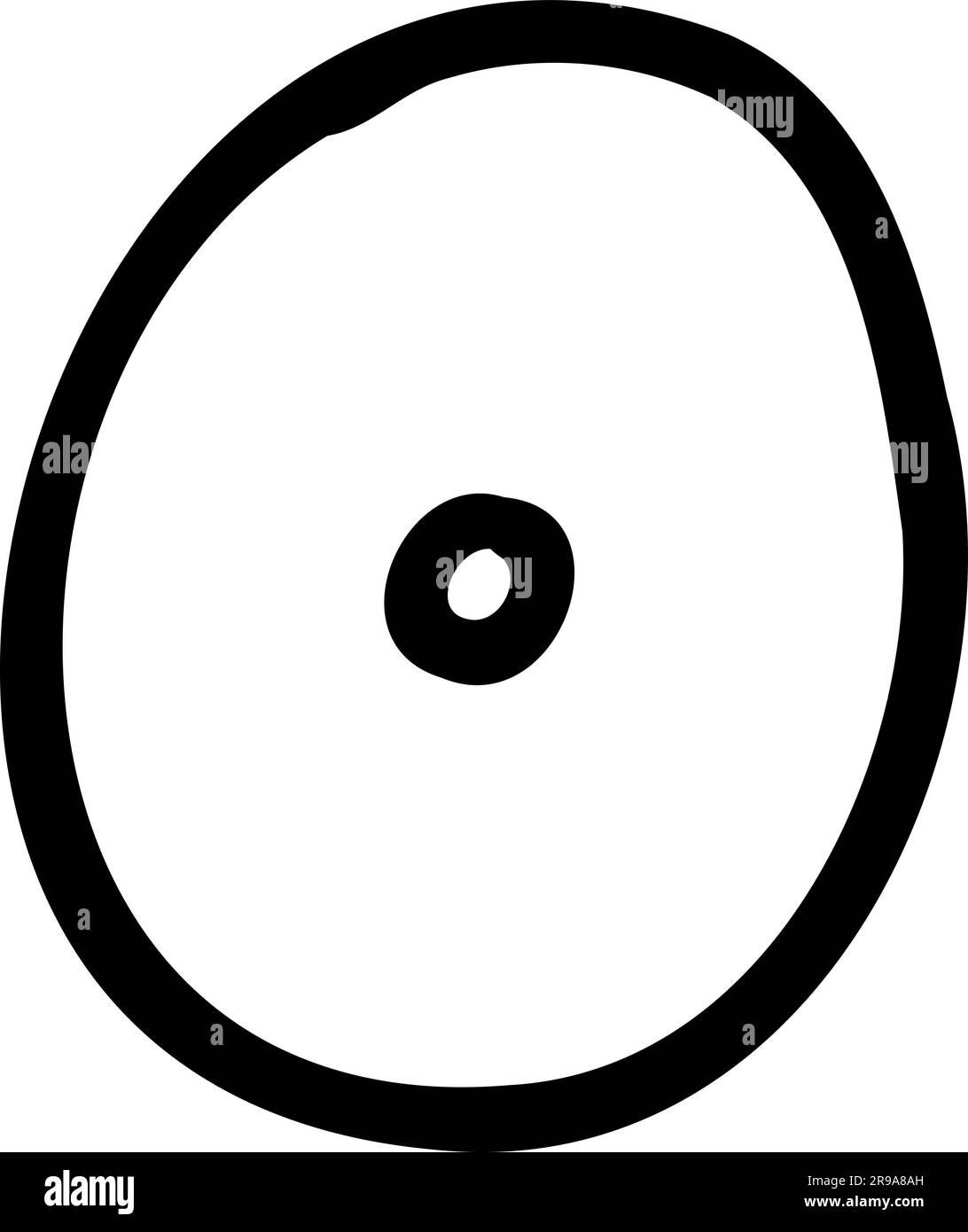 Outline O letter of latin english font Stock Vector Image & Art - Alamy