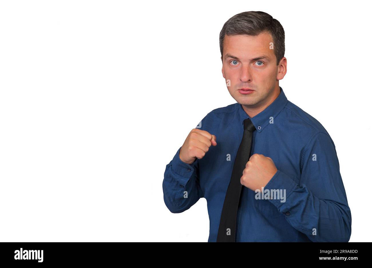 Angry man stern face Cut Out Stock Images & Pictures - Alamy