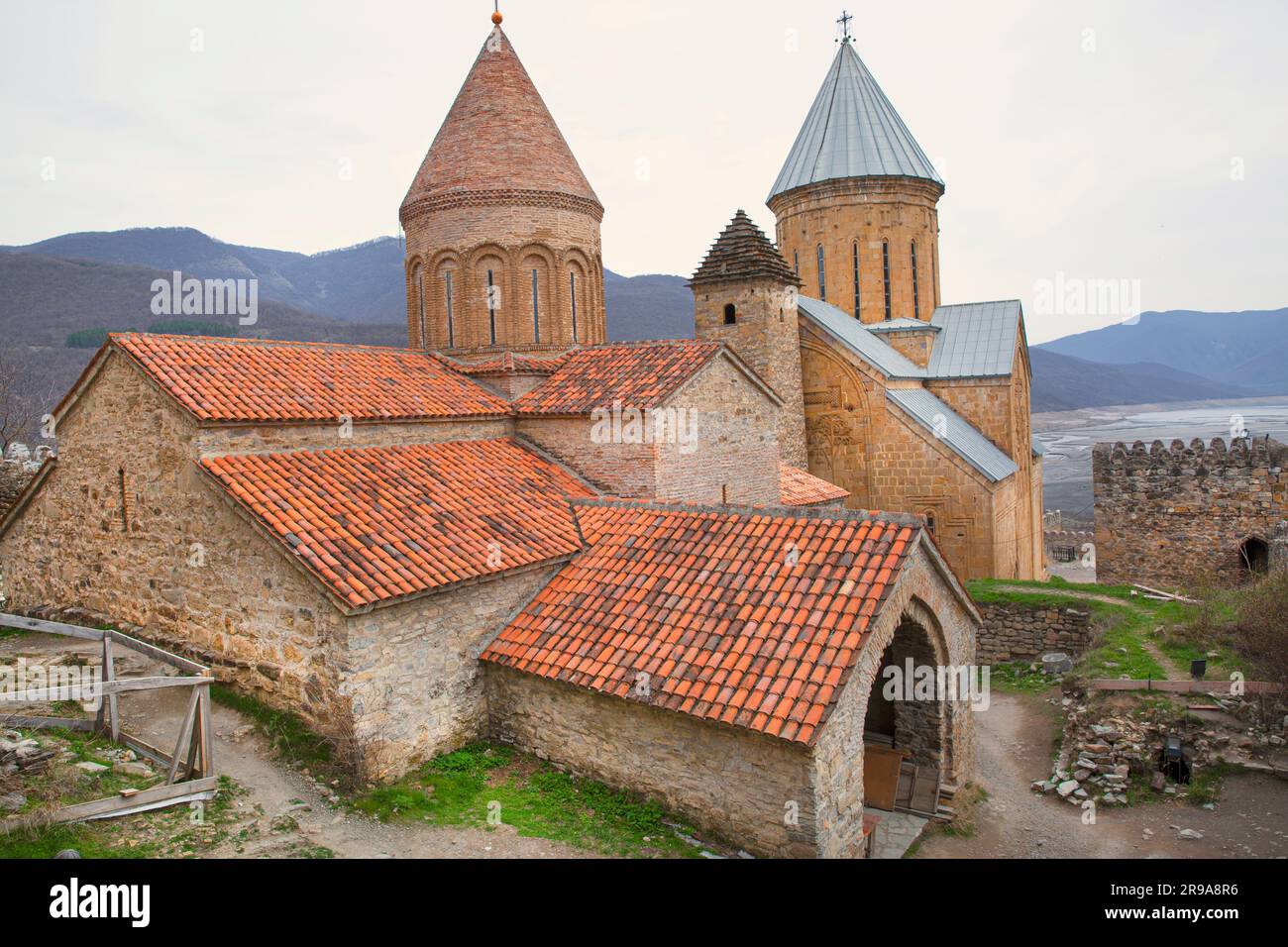 Ananuri Fortress complex in Georgia on the Georgian military road Stock ...