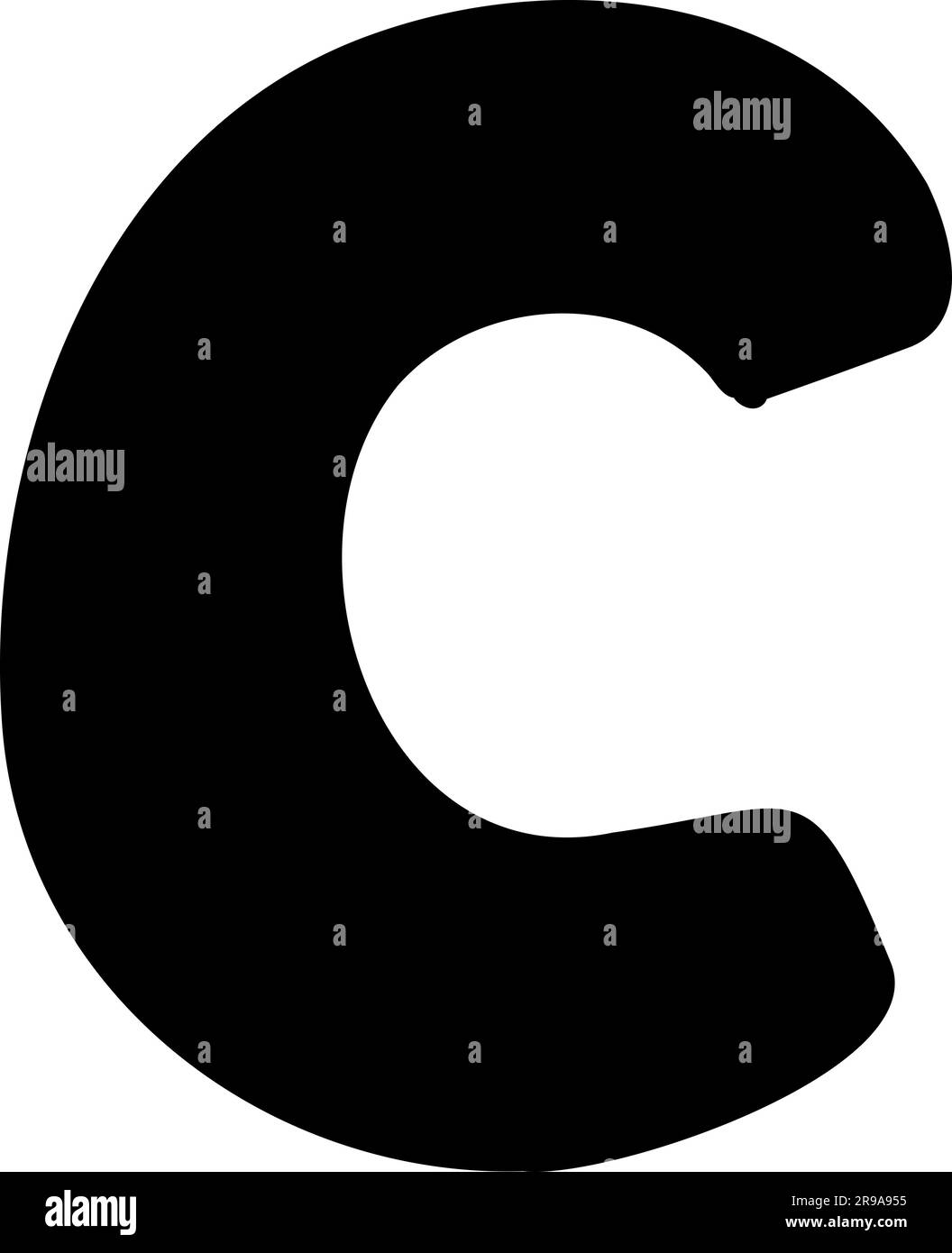 c letter of english latin black font Stock Vector Image & Art - Alamy