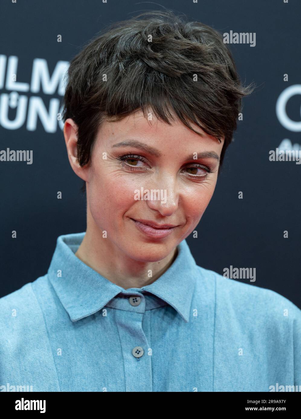 Munich, Germany. 23rd June, 2023. Julia Koschitz, actress, comes to the ...