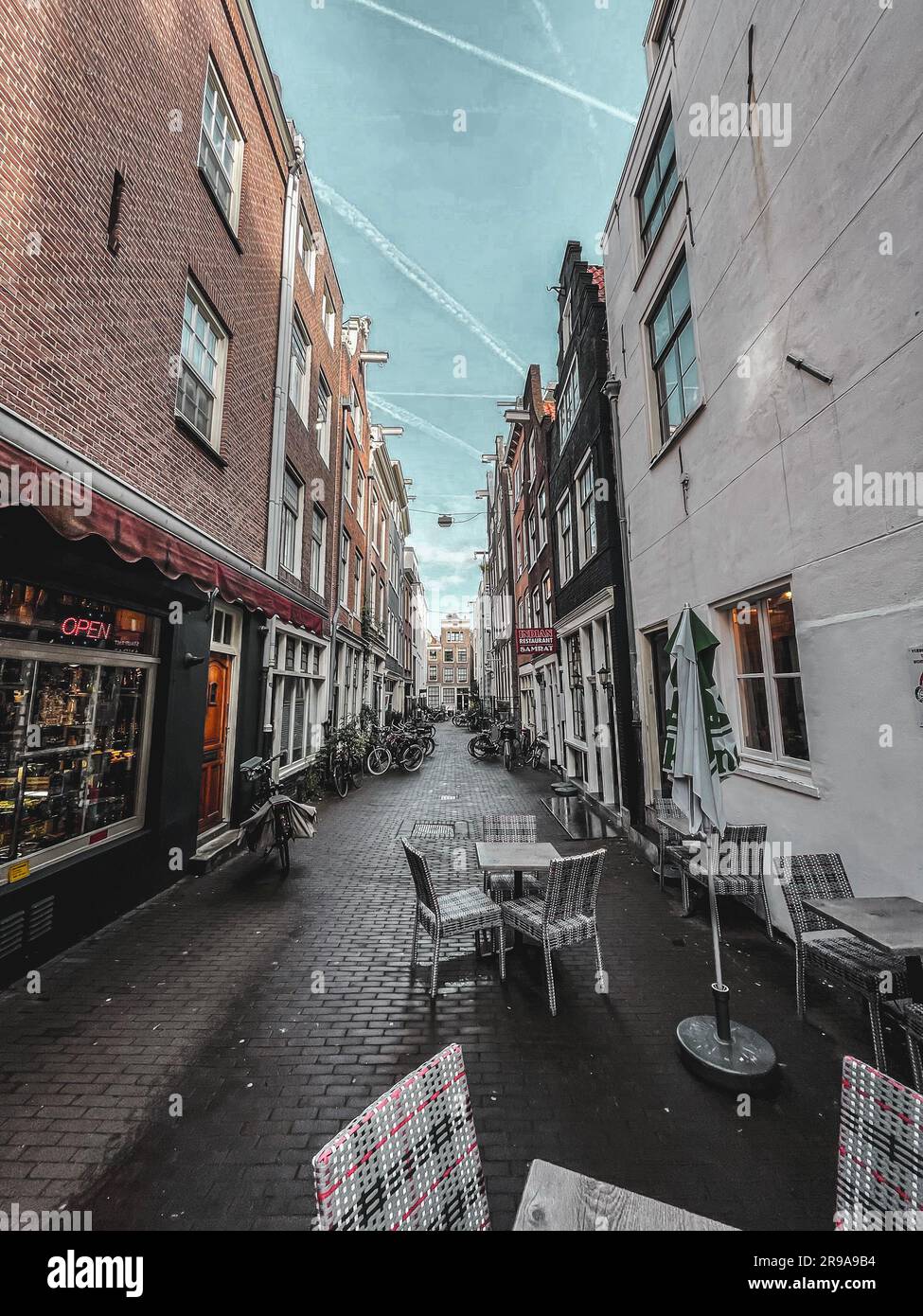 Amsterdam, the Netherlands - October 11, 2021: Street view and generic ...