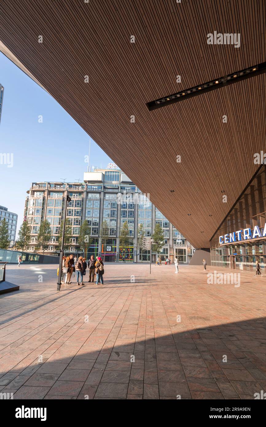 Rotterdam, Netherlands - October 9, 2021: Exterior view of the ...