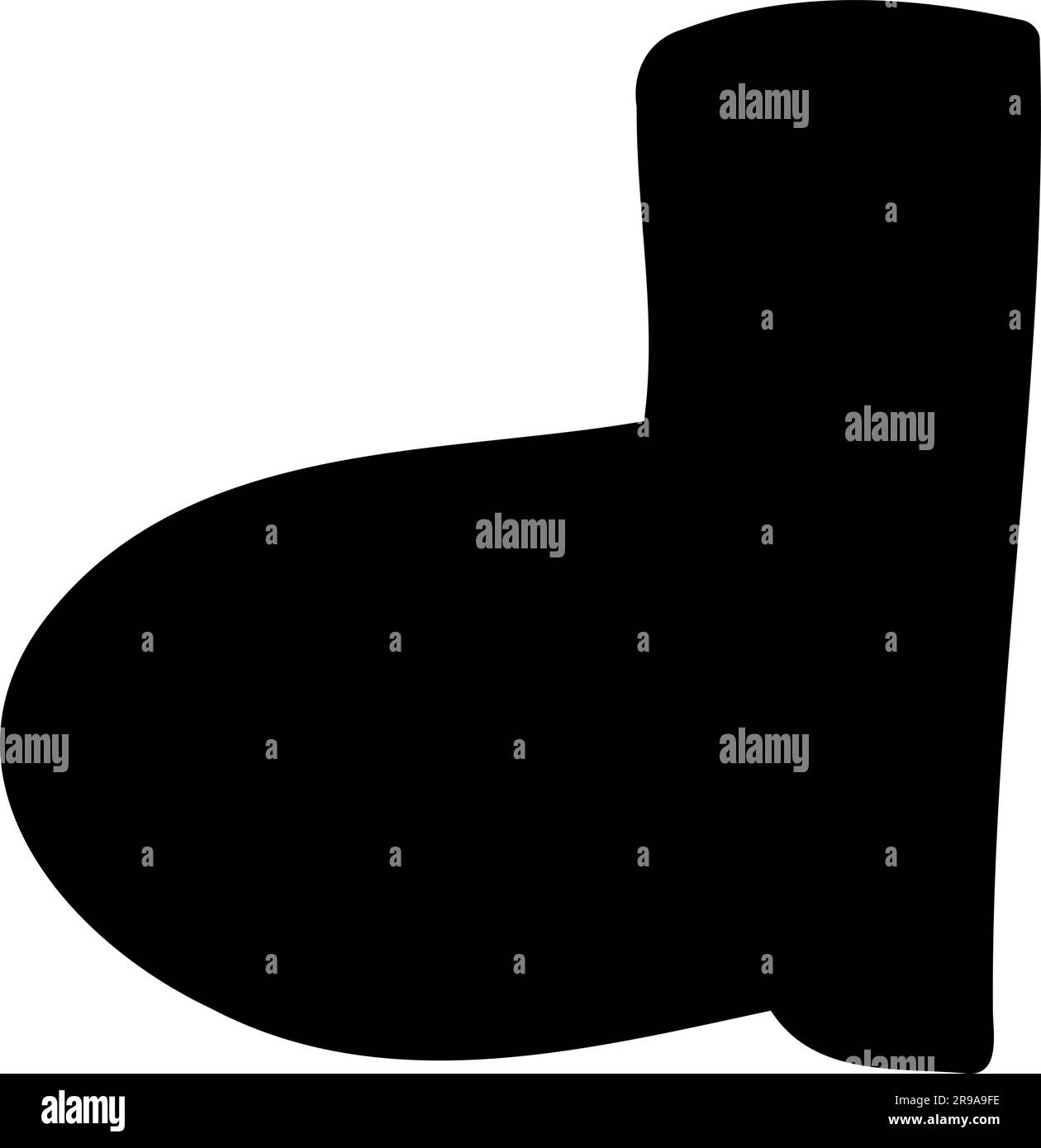 Letter d outline Black and White Stock Photos & Images - Alamy