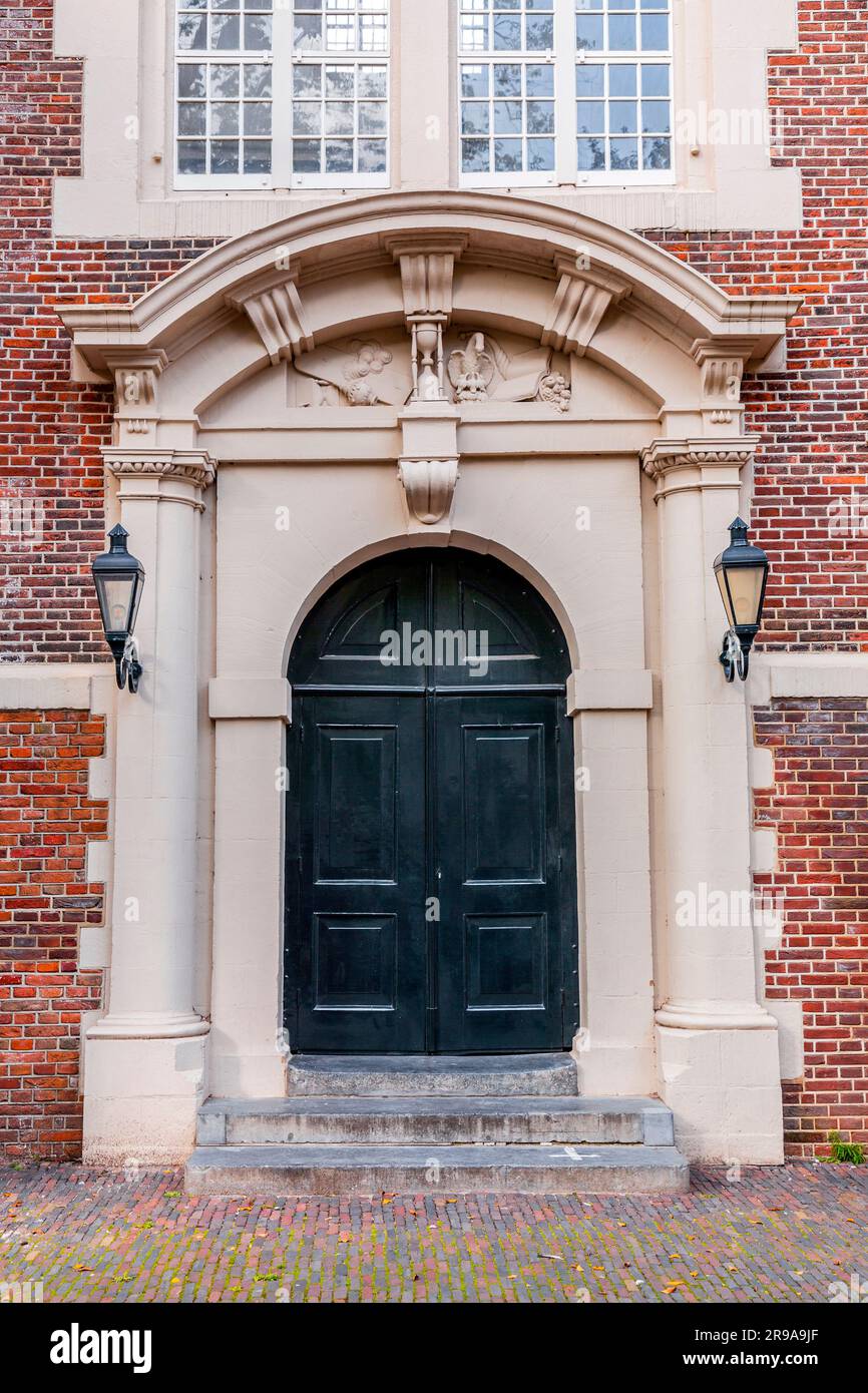 Amsterdam, NL - OCT 10, 2021: Typical dutch architectural detail, a ...
