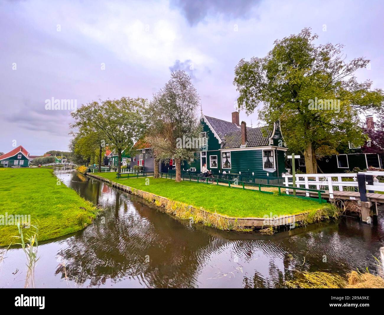 Zaandam, the Netherlands - October 13, 2021: Zaanse Schans is a ...