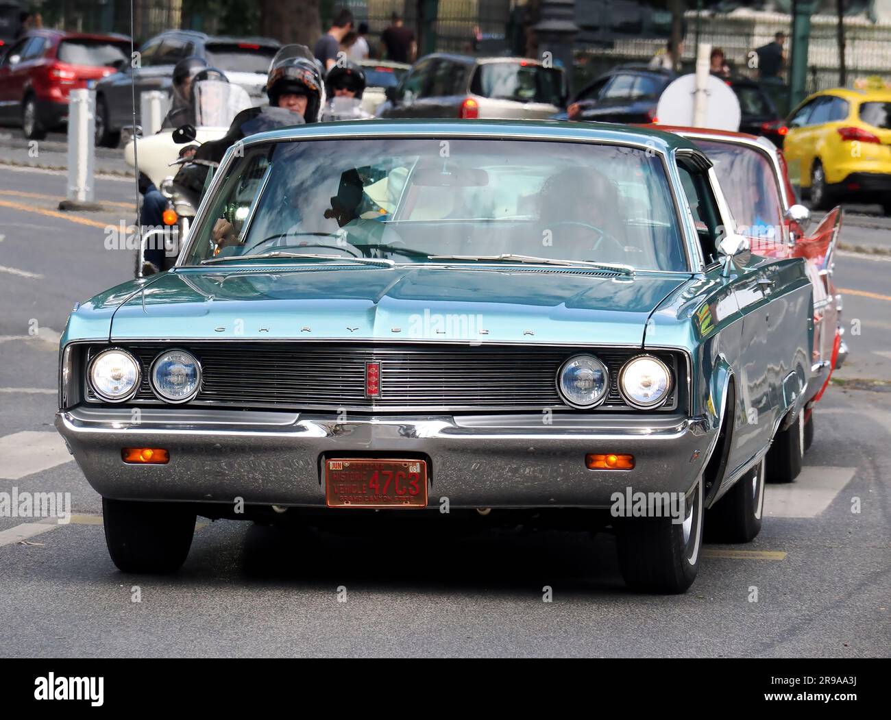 Chrysler Newport car, Harley-Davidson 120th Anniversary Festival ...
