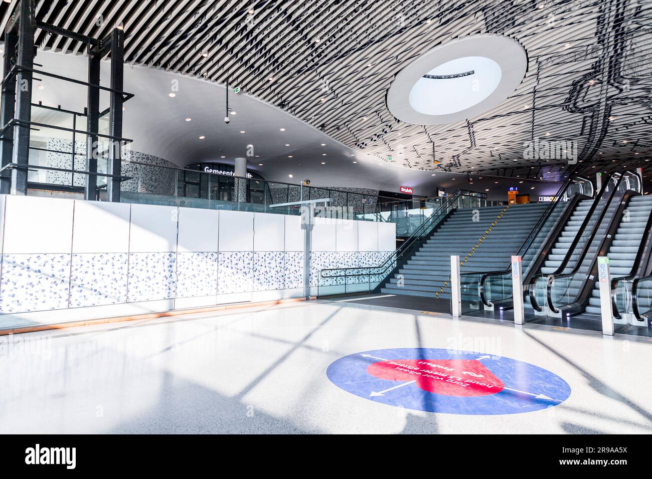 Delft, Netherlands - October 9, 2021: Interior view from Delft Central ...