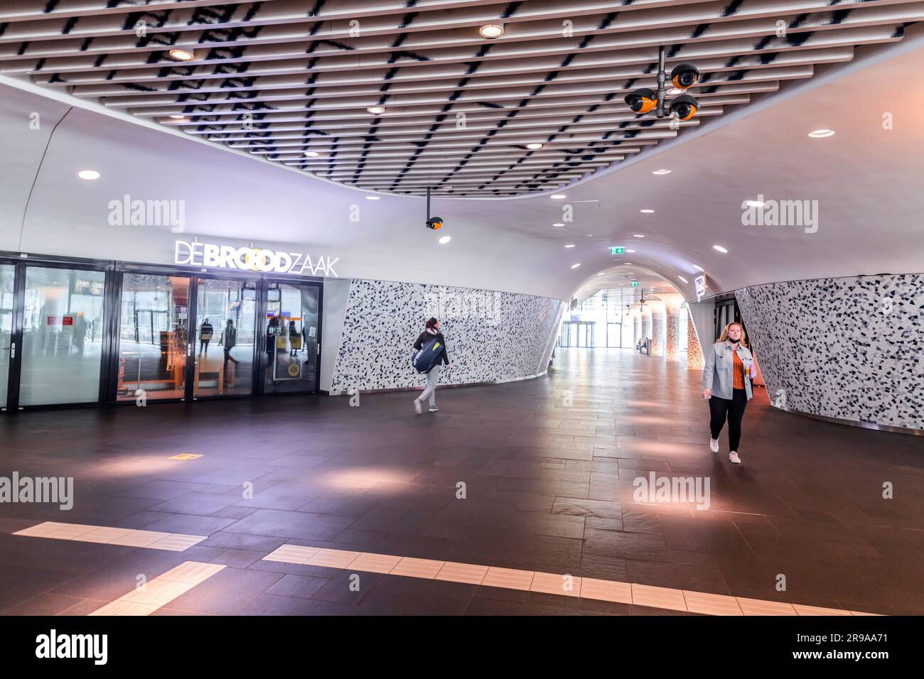 Delft, Netherlands - October 9, 2021: Interior view from Delft Central ...