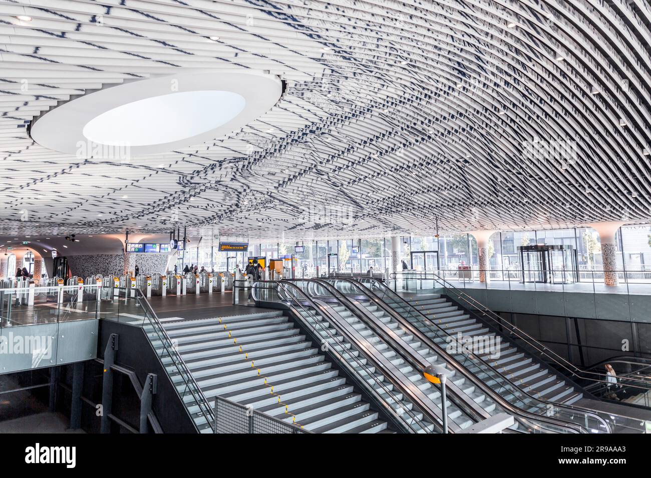 Delft, Netherlands - October 9, 2021: Interior view from Delft Central ...