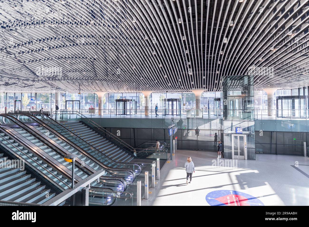 Delft, Netherlands - October 9, 2021: Interior view from Delft Central ...