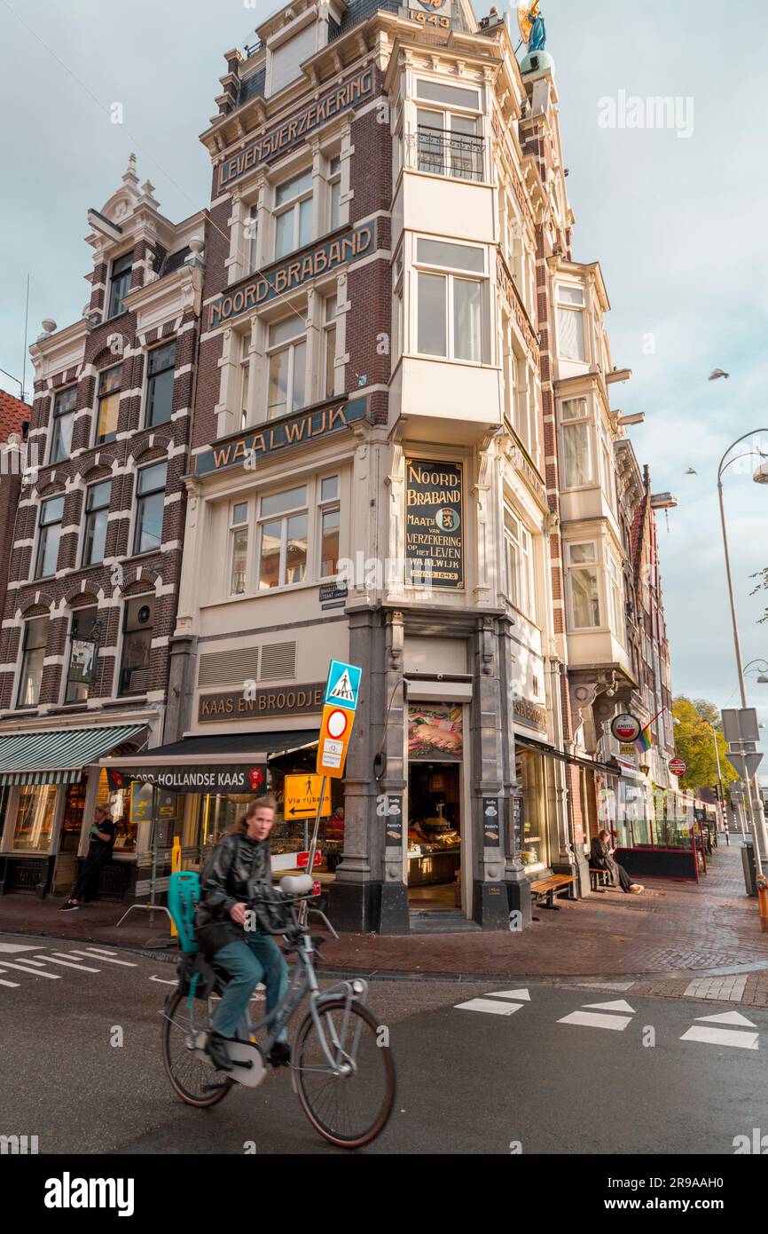 Amsterdam, the Netherlands - October 13, 2021: Street view and generic ...