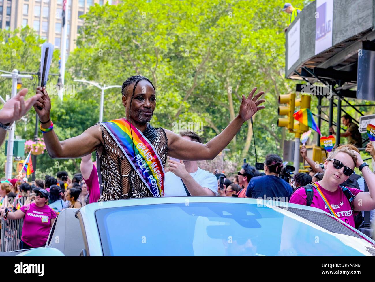 New York, NY, USA. 25th June, 2023. Actor and Grand Marshall Billy Porter during the 54th New ...
