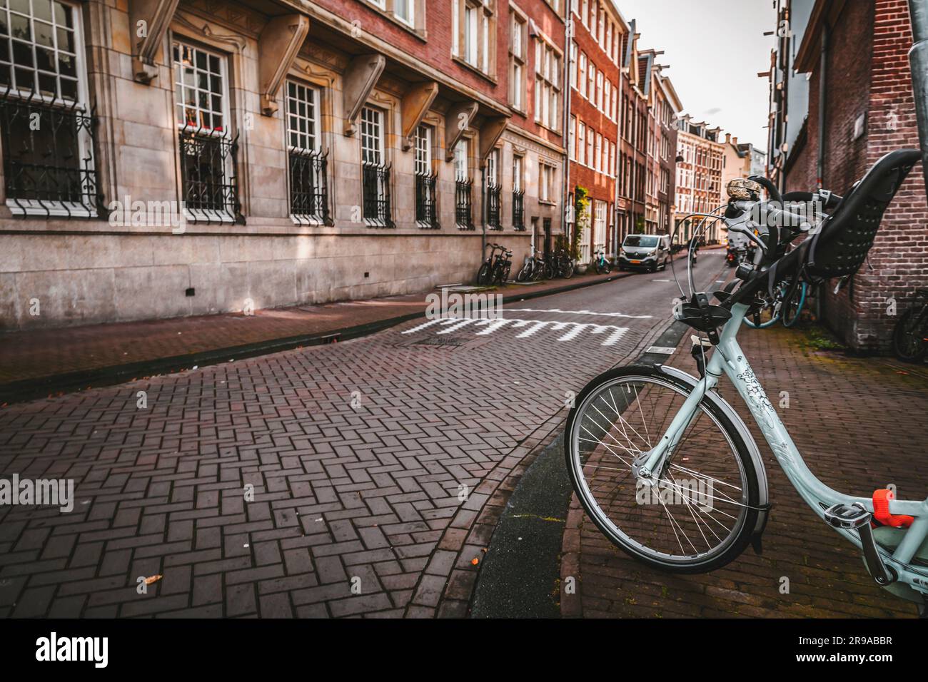 Amsterdam, the Netherlands - October 11, 2021: Street view and generic ...