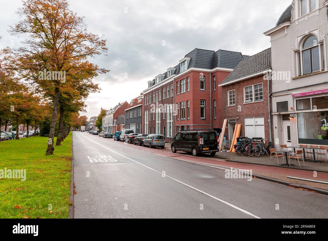 Haarlem, the Netherlands - October 13, 2021: Street view and generic ...