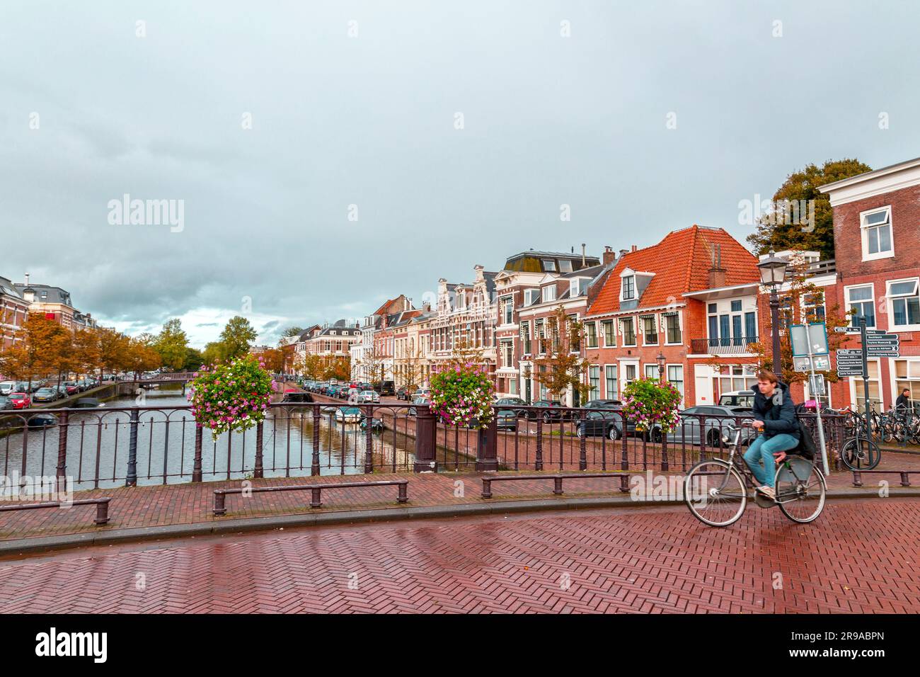Amsterdam, the Netherlands - October 14, 2021: Canals and typical dutch ...