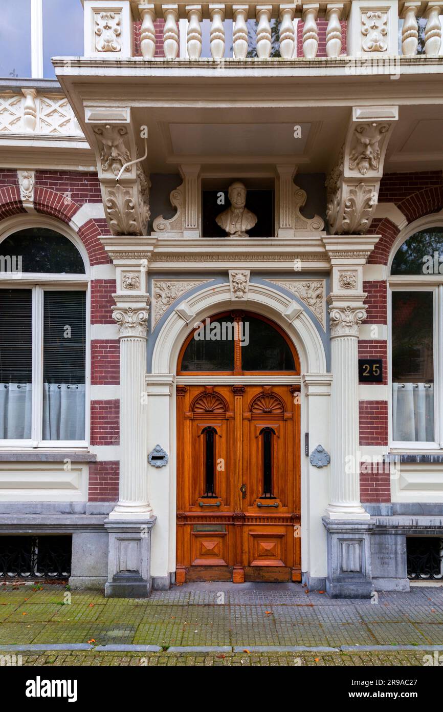 Amsterdam, NL - OCT 10, 2021: Typical dutch architectural detail, a ...