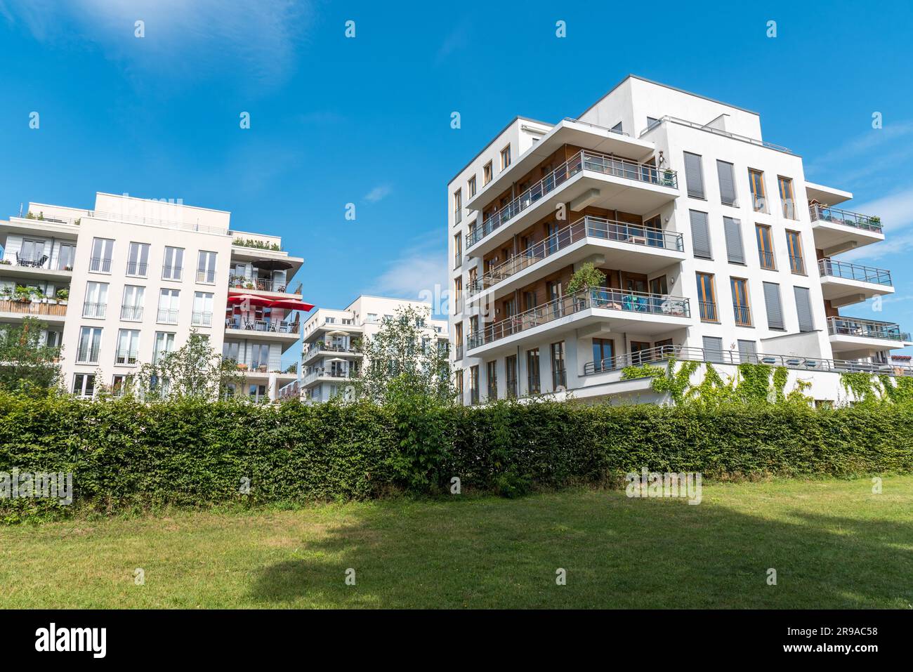 Modern city villas seen in Berlin, Germany Stock Photo - Alamy