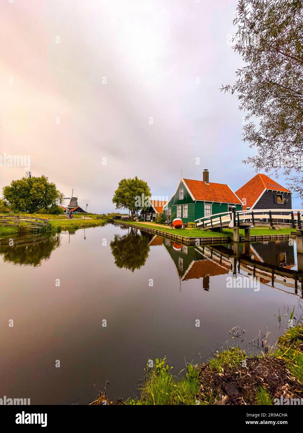 Zaanse Schans is a neighbourhood of Zaandam, near Zaandijk, Netherlands ...
