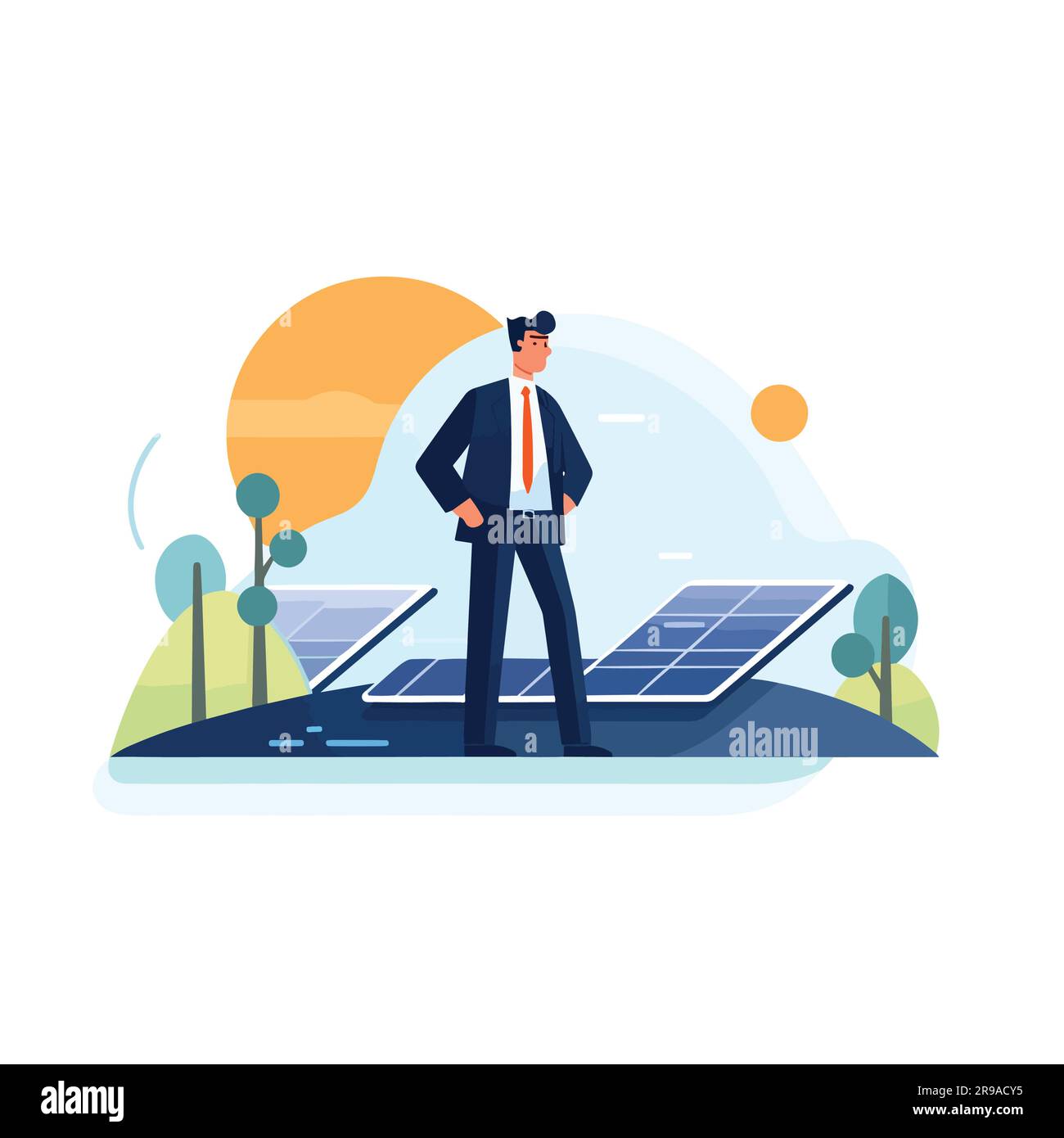 Solar panel module Stock Vector Images - Alamy