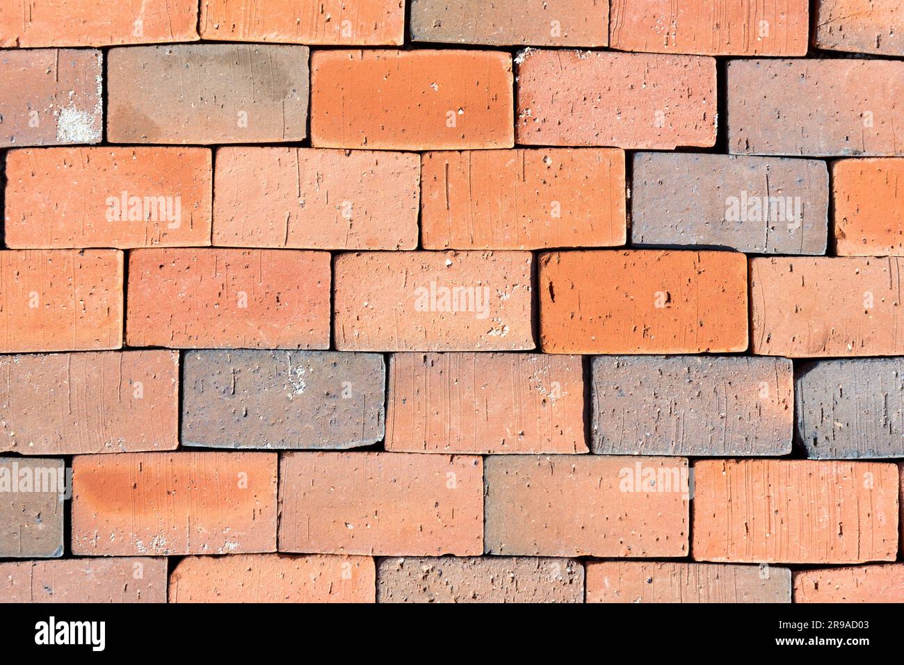 Detail of a red brick wall Stock Photo - Alamy