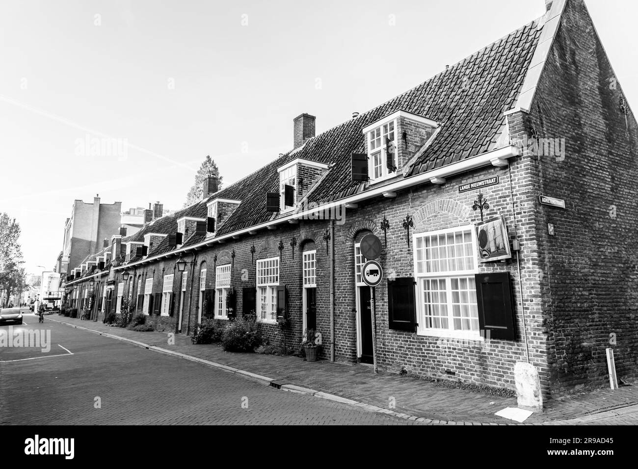 Utrecht, NL - OCT 9, 2021: Street view and traditional Dutch buildings ...