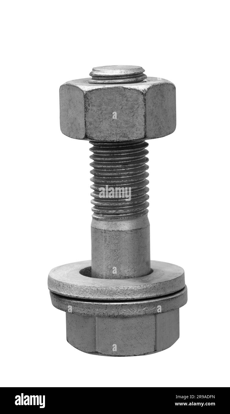 Hardware nut close up Black and White Stock Photos & Images - Alamy