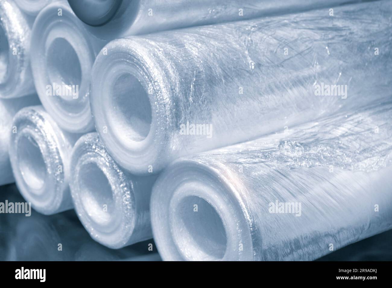 Roll of polyethylene film hi-res stock photography and images - Alamy