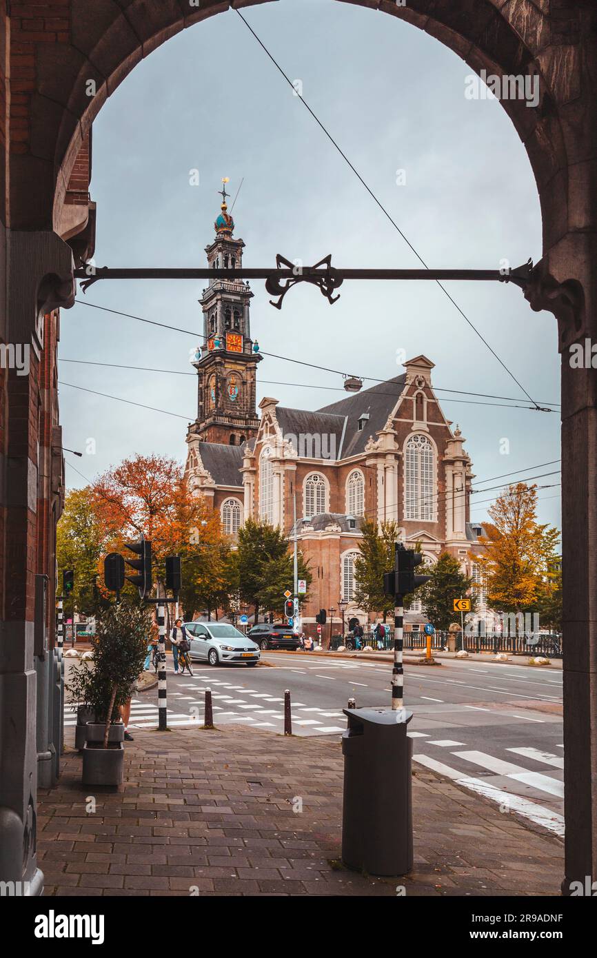 Amsterdam, the Netherlands - October 17, 2021: The Westerkerk (English ...