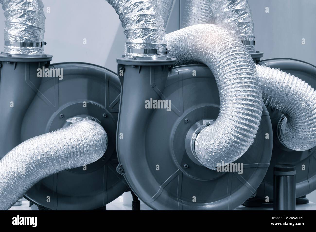 air compressor in production line of polyethylene plastic bag ...