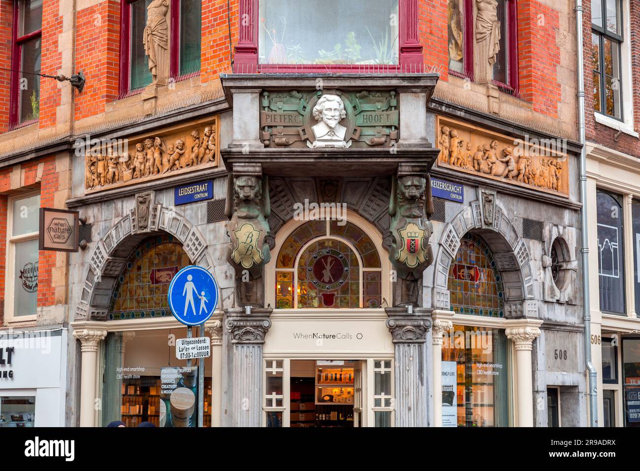 Amsterdam, the Netherlands - October 12, 2021: Street view and generic ...