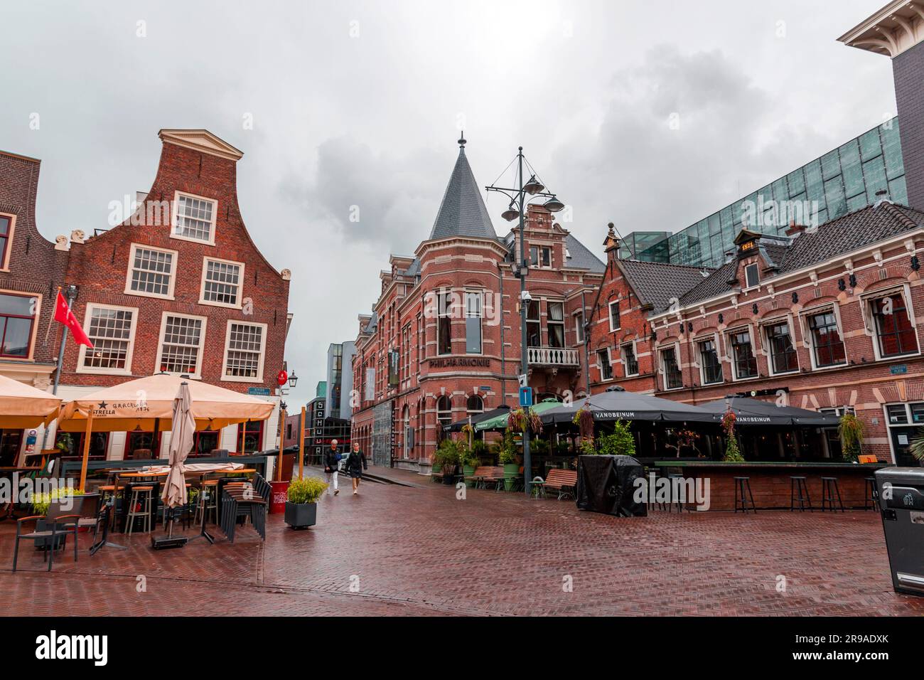 Haarlem, the Netherlands - October 13, 2021: Street view and generic ...