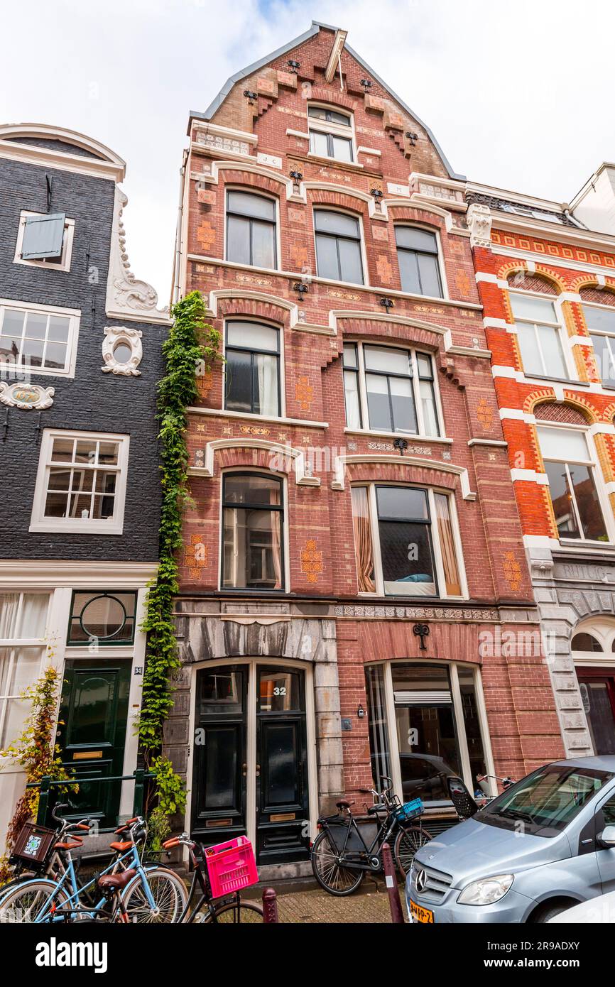 Amsterdam, the Netherlands - October 12, 2021: Street view and generic ...