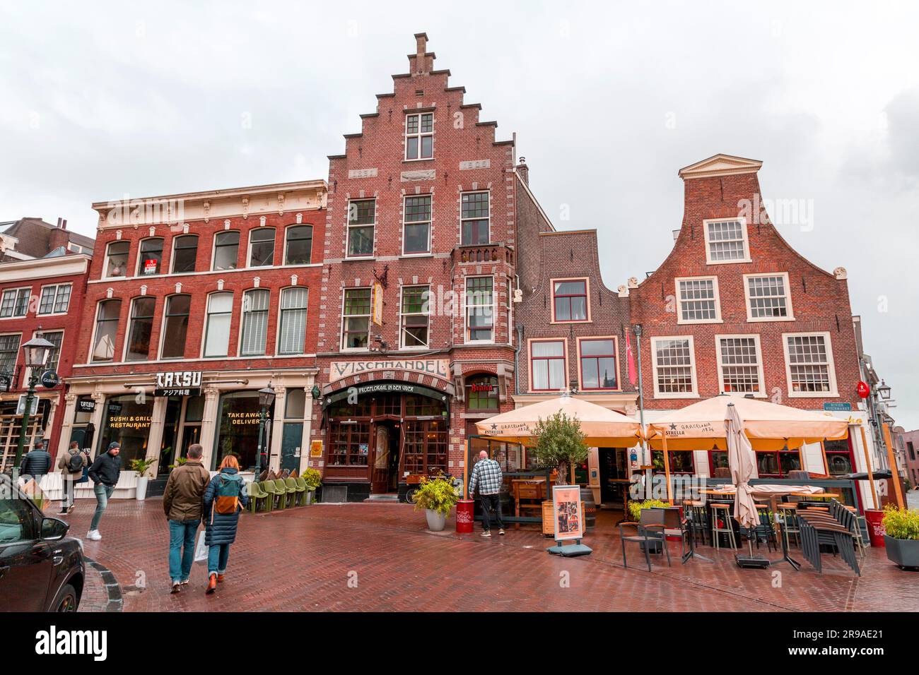 Haarlem, the Netherlands - October 13, 2021: Street view and generic ...