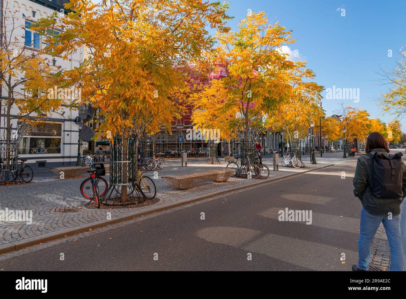Maastricht, Holland - October 16, 2021: Typical Dutch architecture and ...