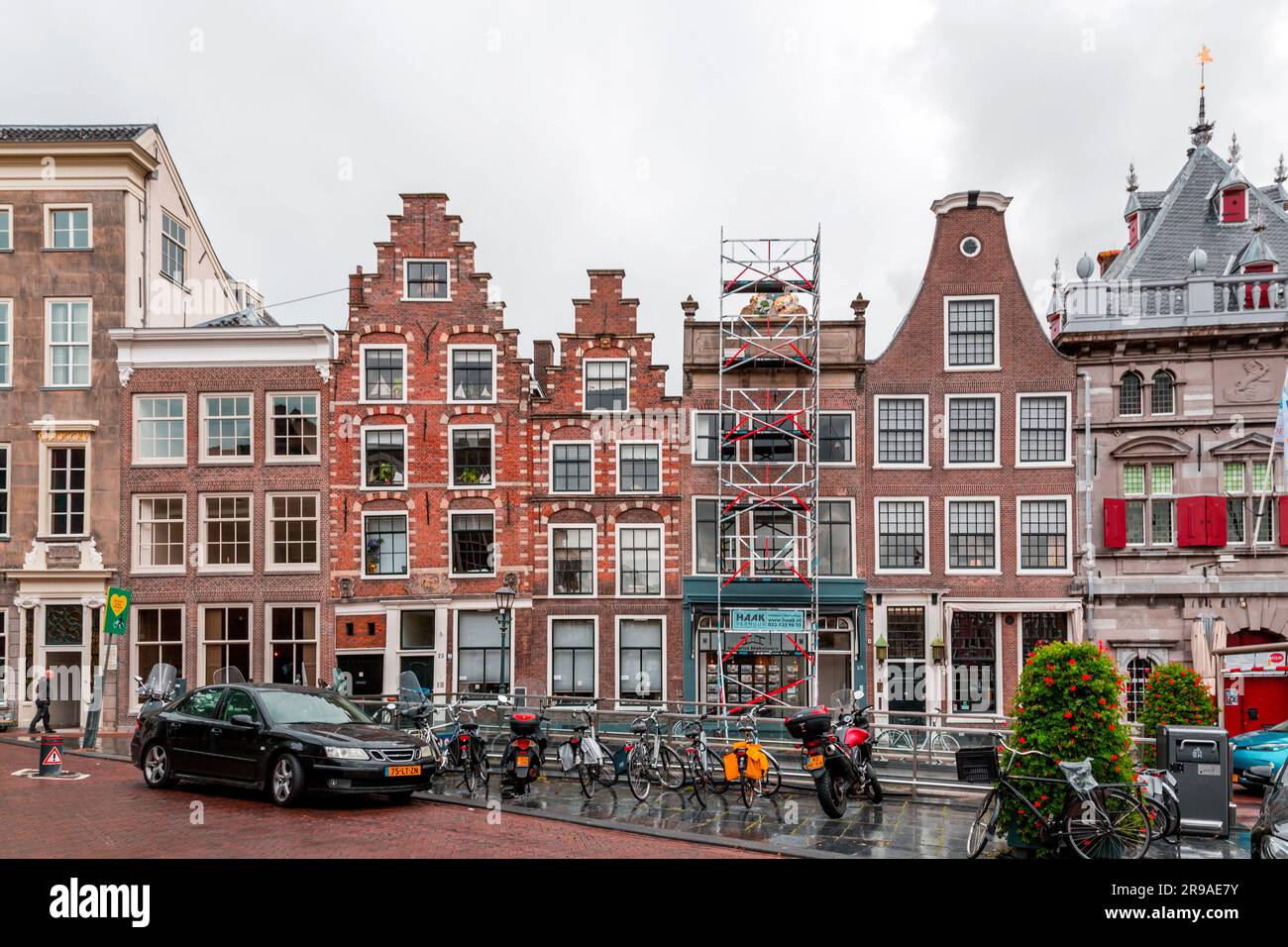 Haarlem, the Netherlands - October 13, 2021: Street view and generic ...