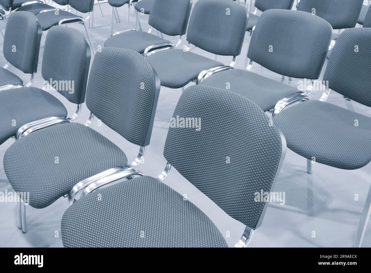 interior of modern conference hall. Chairs in the conference room Stock ...