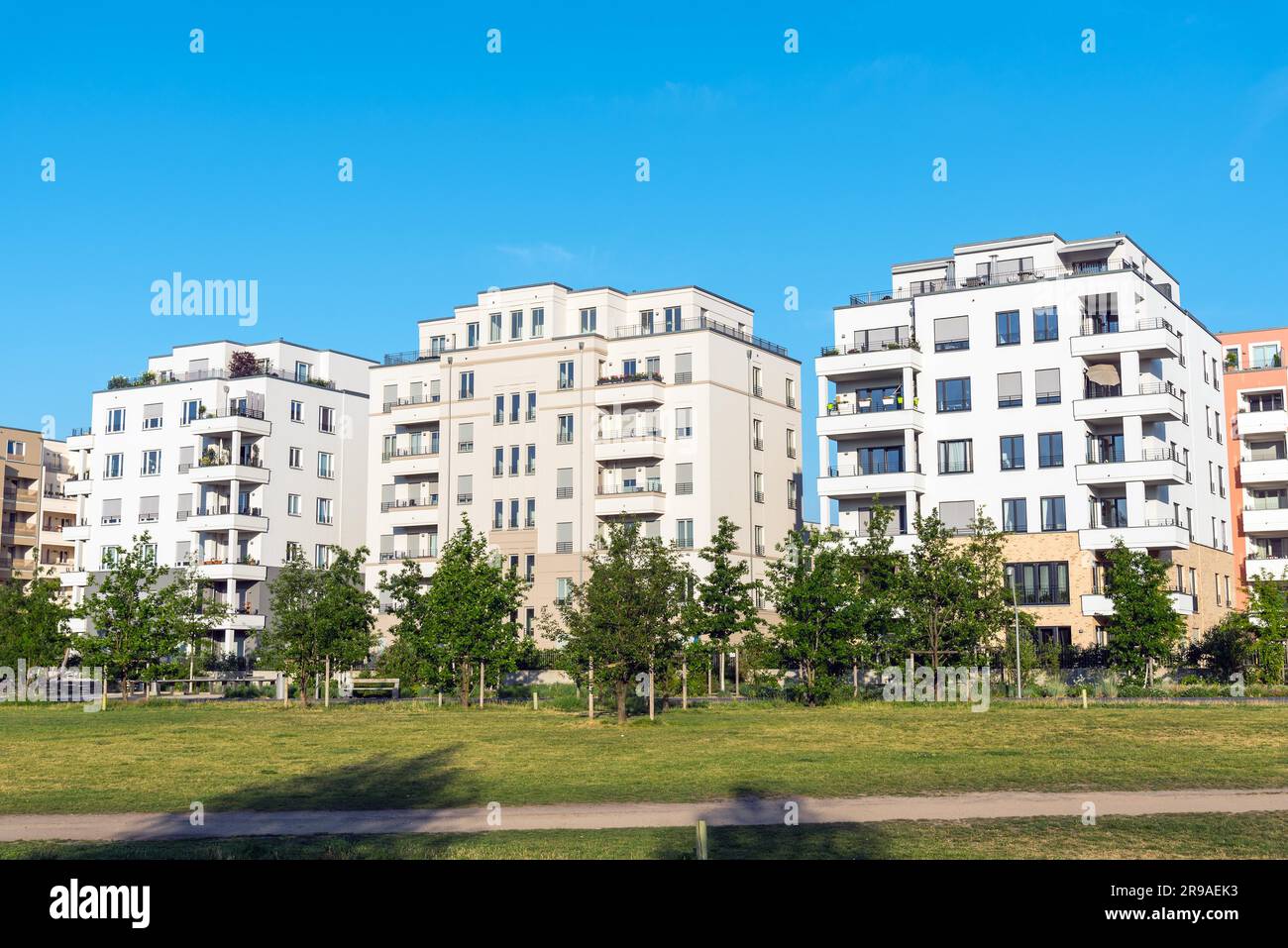 Modern apartment buildings in Berlin, Germany Stock Photo - Alamy