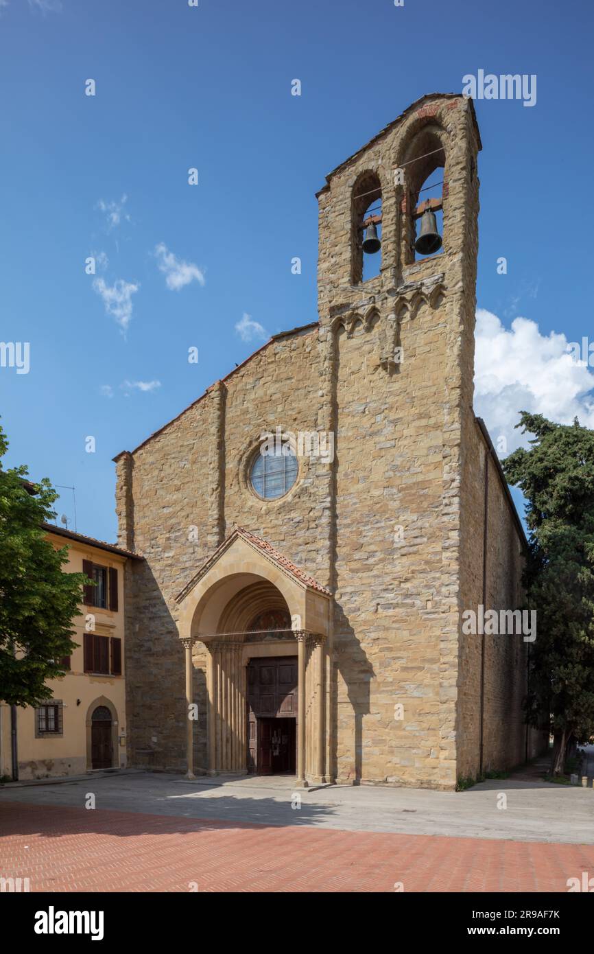 Church building in Arezzo, Italy Stock Photo - Alamy