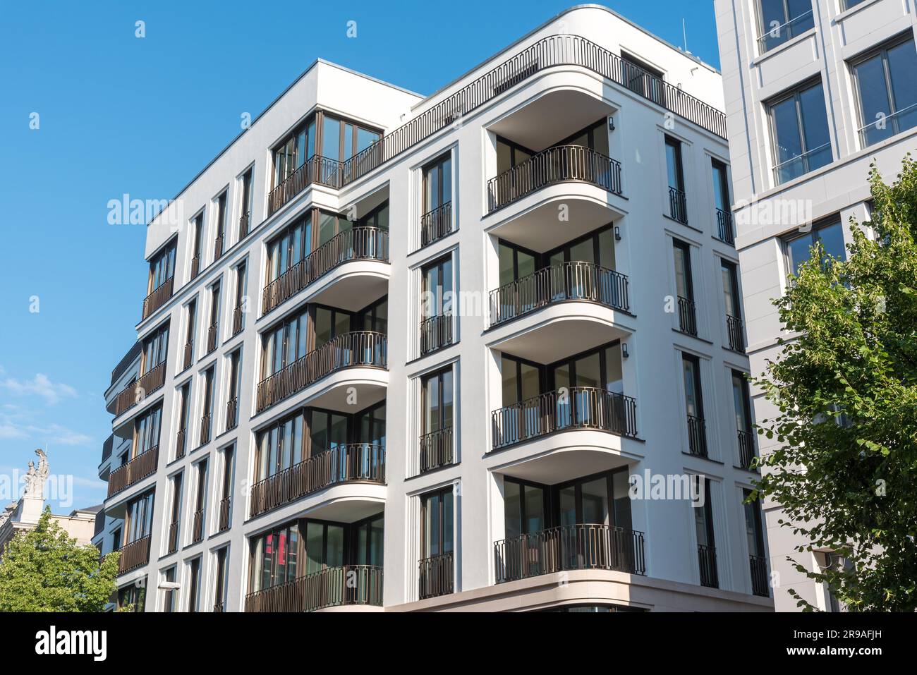 Modern inner-city apartment building in Berlin, Germany Stock Photo - Alamy
