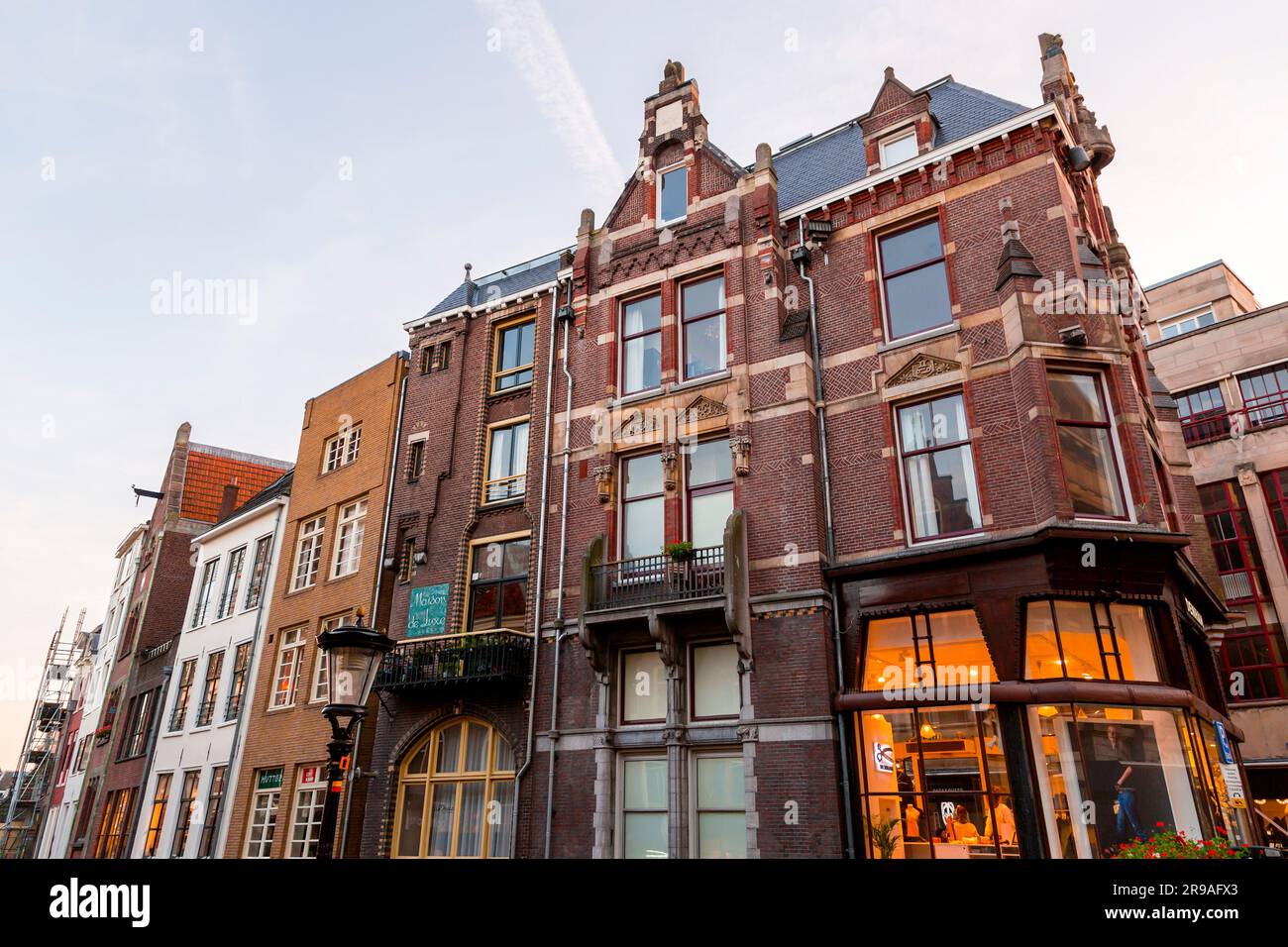 Utrecht, NL - OCT 9, 2021: Street view and traditional Dutch buildings ...