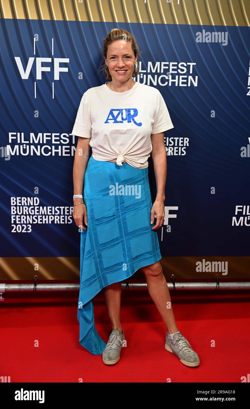 Munich, Germany. 25th June, 2023. Actress Patricia Aulitzky stands on ...