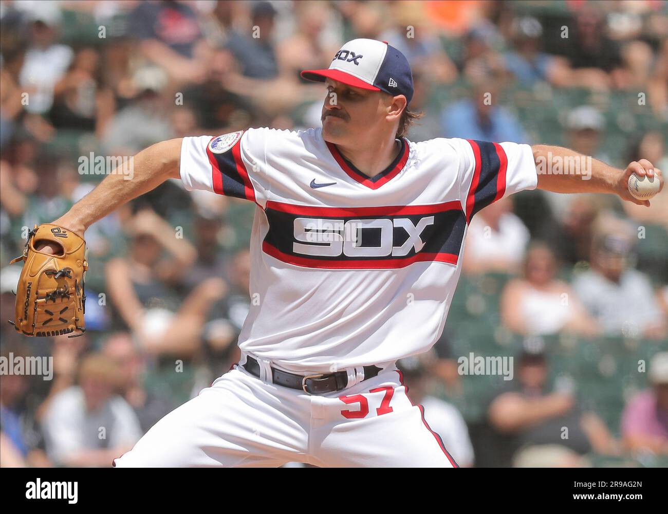 CHICAGO, IL - JUNE 25: Chicago White Sox relief pitcher Tanner Banks ...