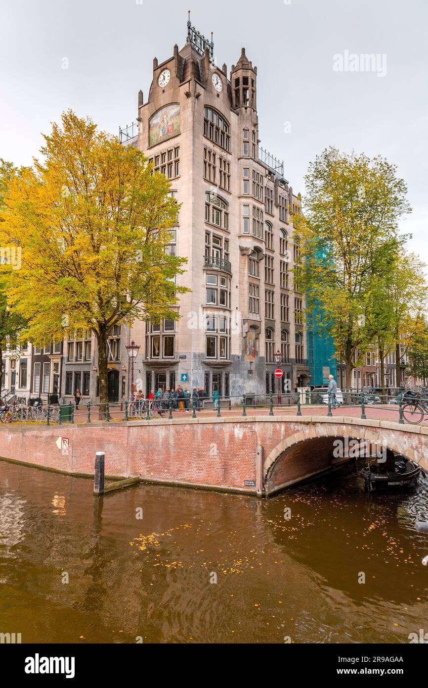 Amsterdam, the Netherlands - October 17, 2021: Street view and generic ...