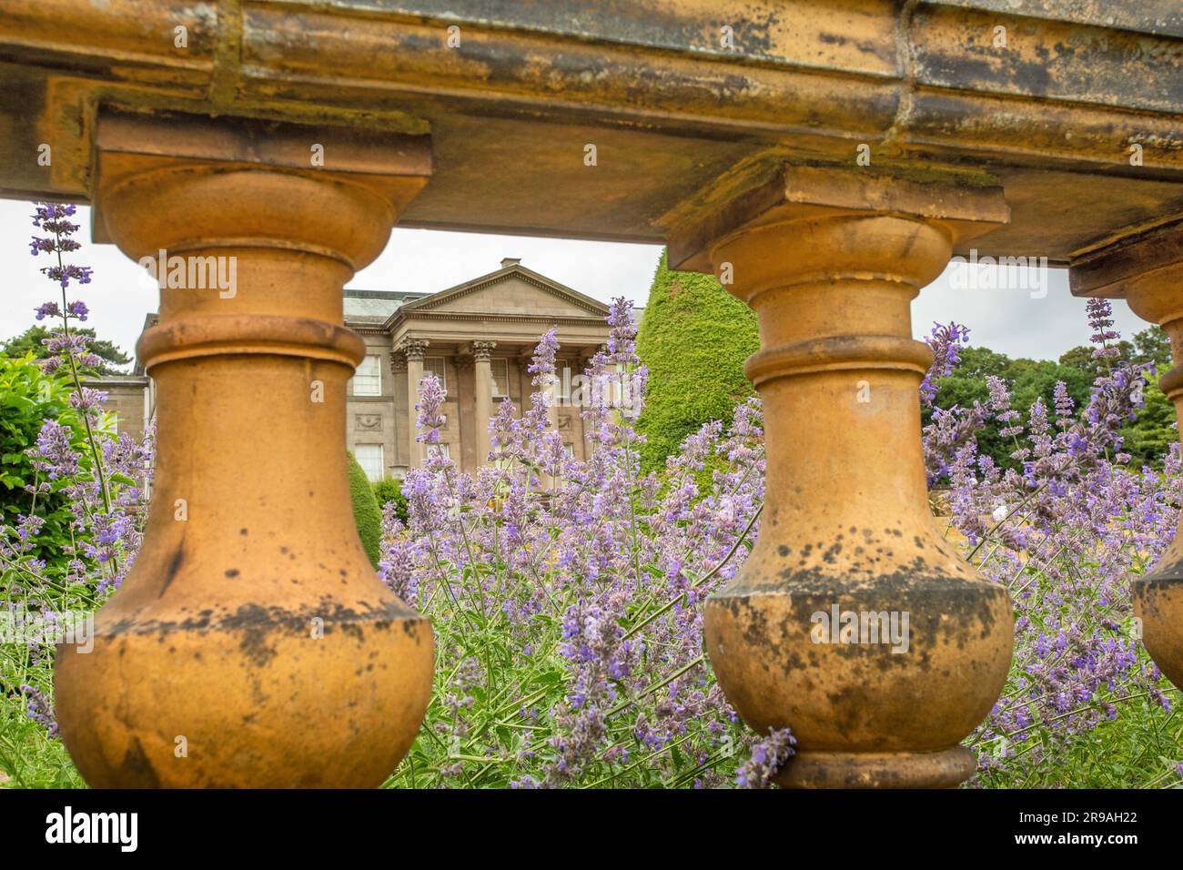 Tatton house, a manor house standing in Tatton Park at Knutsford ...